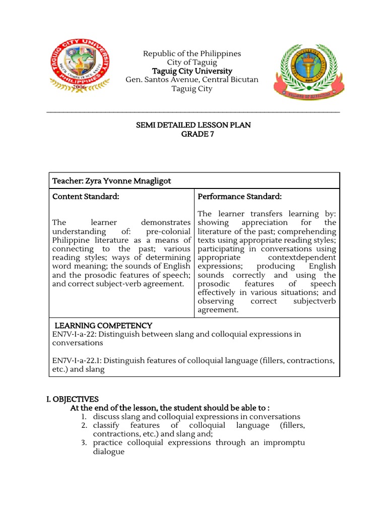 Distinguishing Slang and Colloquial Expressions: A Semi-Detailed Lesson ...