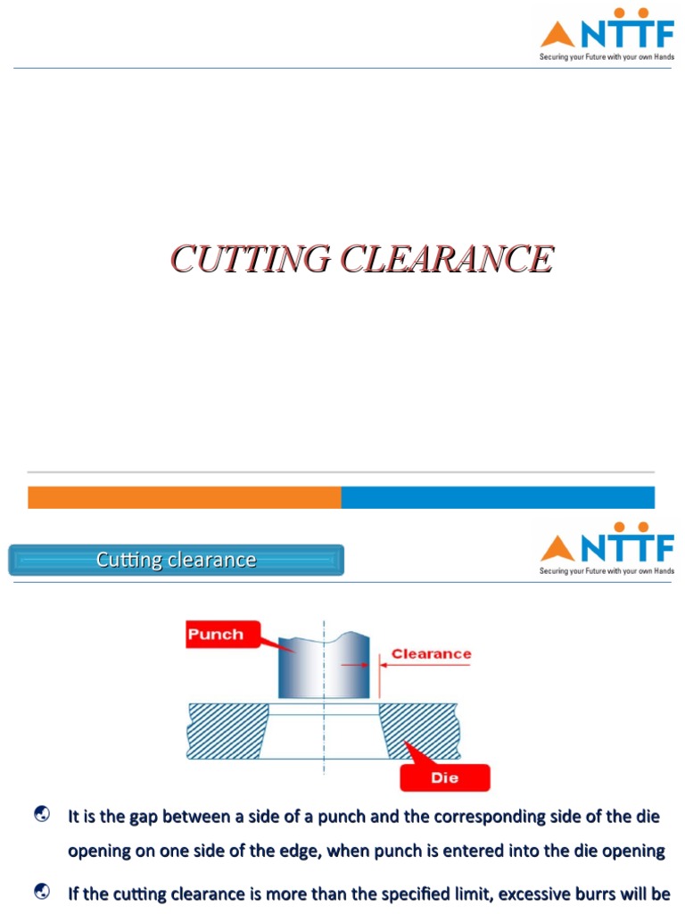 Punch and Die Cutting Clearance Guide | PDF | Strength Of Materials ...