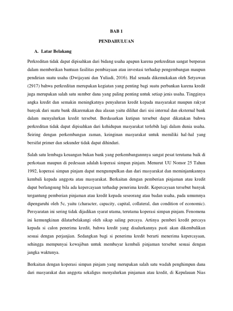 Bab 1 Proposal Penelitian | PDF