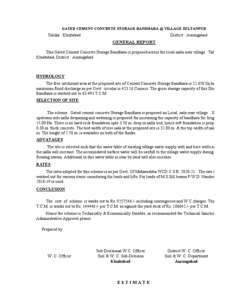 Barrage Design | PDF | Dam | Drainage Basin