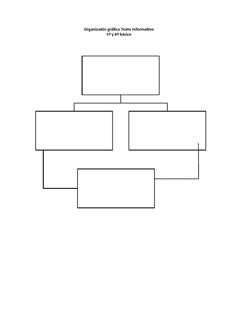 Organizador Gráfico Texto Informativo | PDF | Información | Cognición