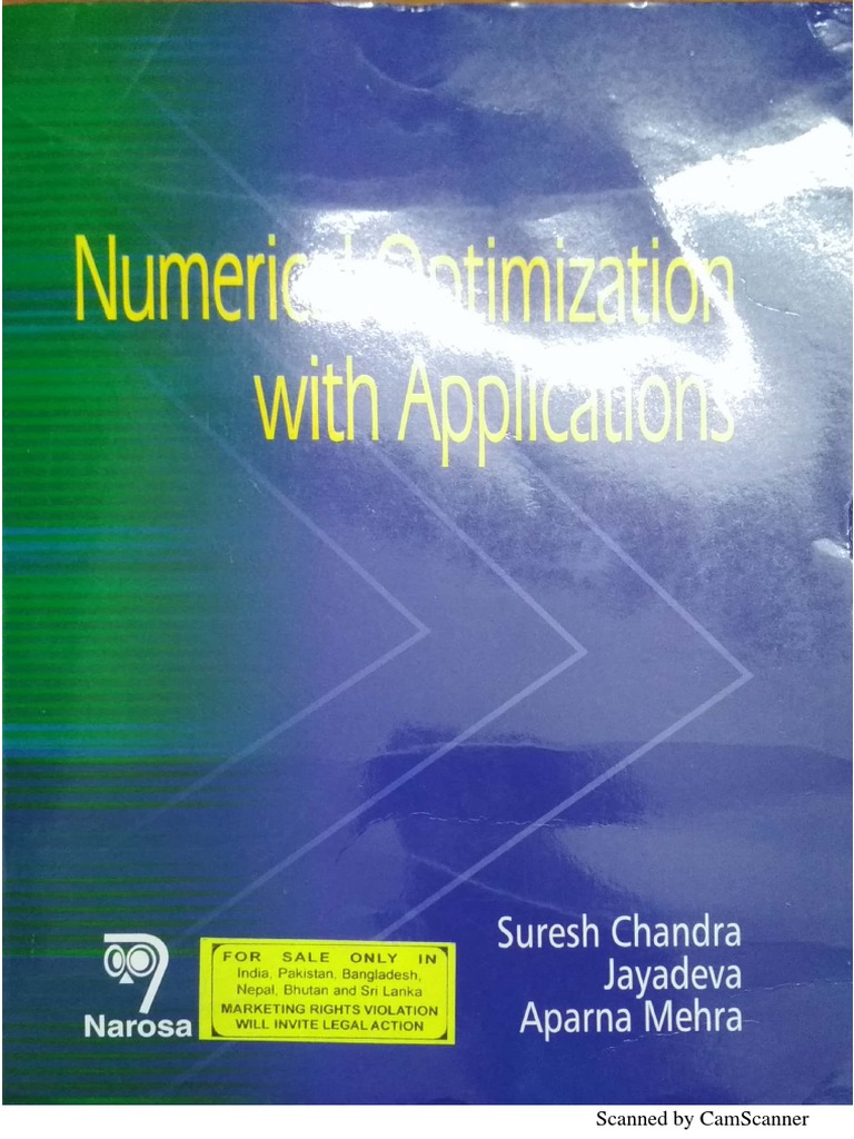 (2009) Suresh Chandra, Jayadeva, Aparna Mehra - Numerical Optimization ...