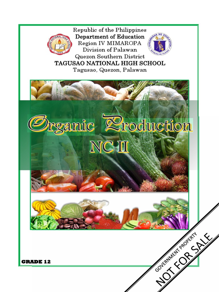 Produce Organic Concoction LESSON 2 | PDF | Disinfectant ...