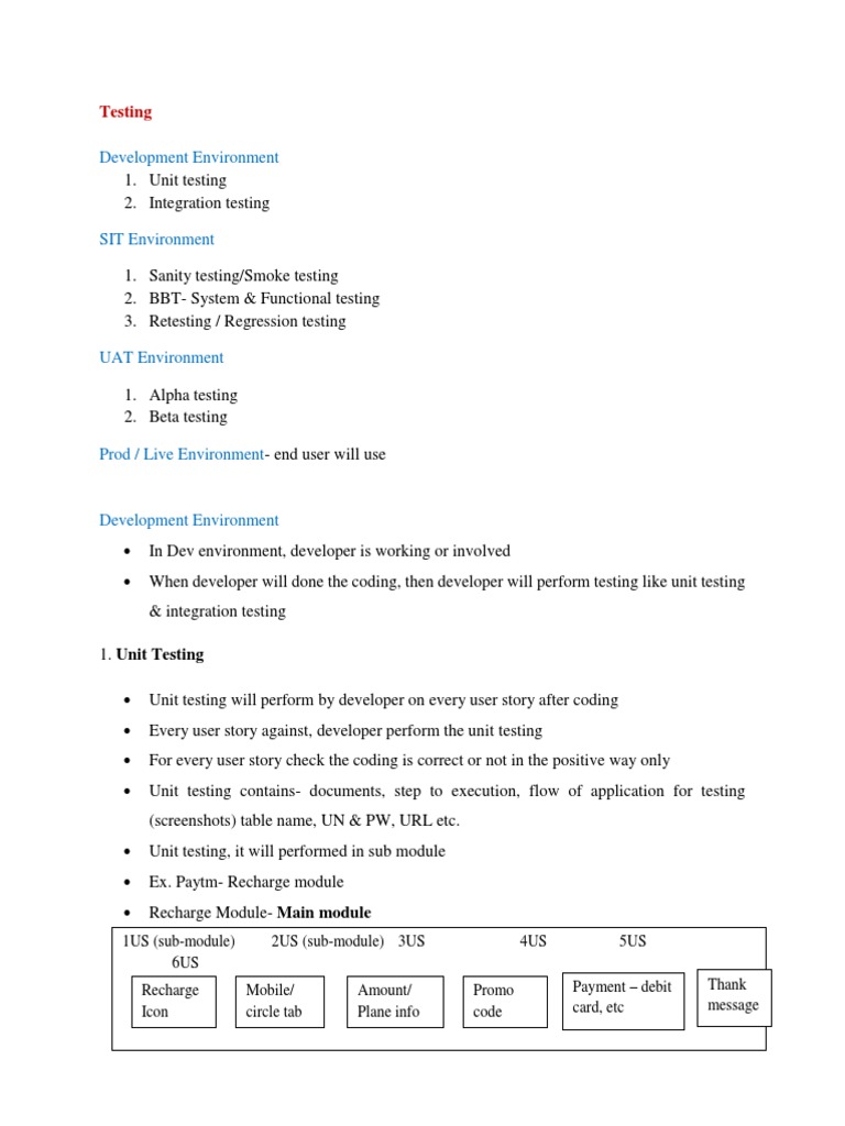 DIT or Dev Environment - Mangesh Sir | PDF | Unit Testing | Software ...