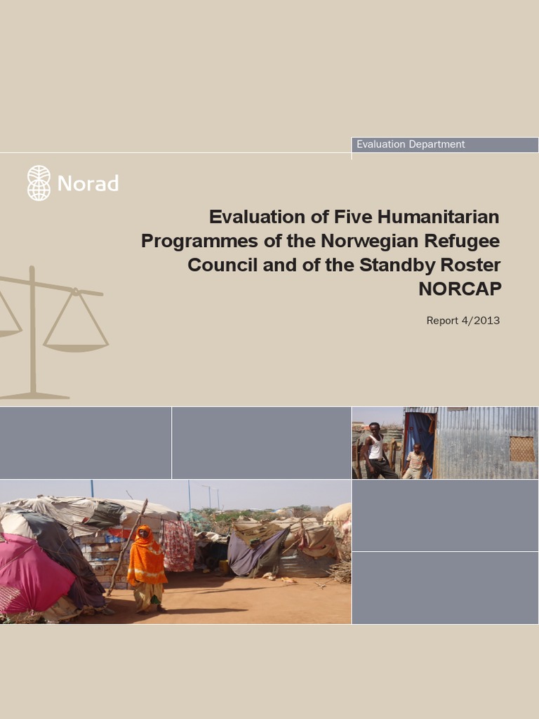 1 - Evaluation of Five Humanitarian Programmes of The Norwegian Refugee ...