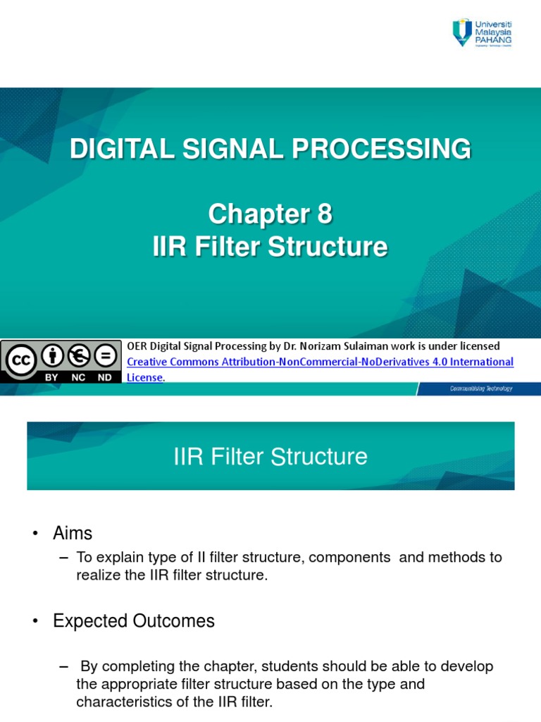 IIR Filter Structure in DSP | PDF | Computer Engineering | Signal ...