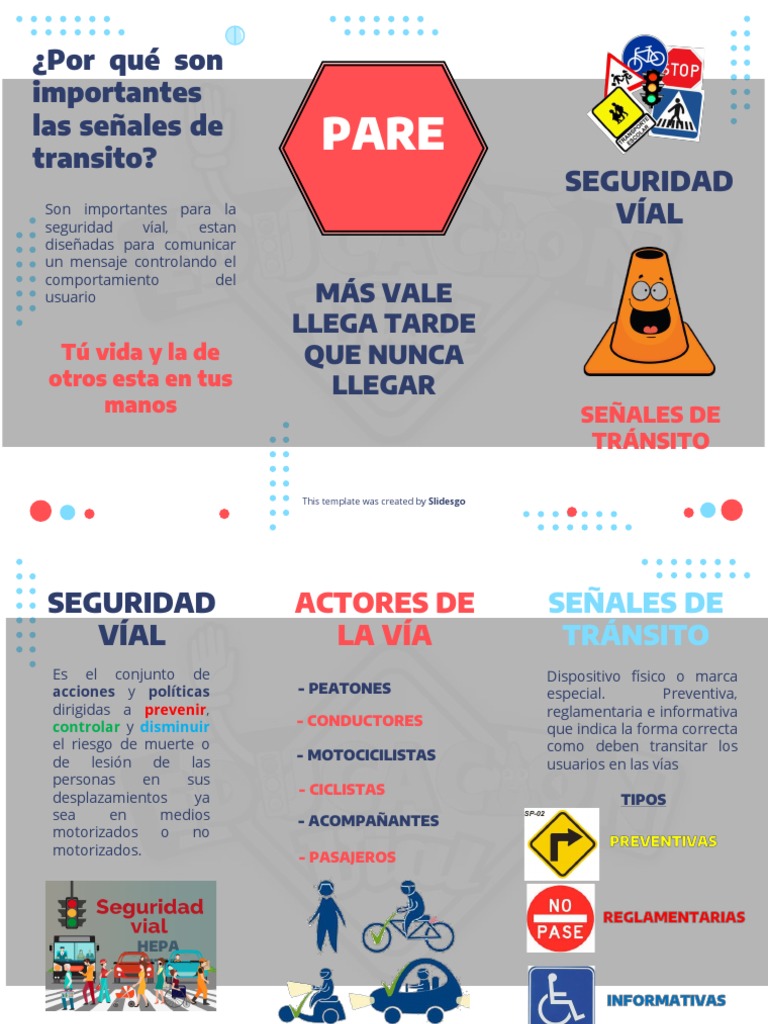 Folleto Seguridad Víal | PDF