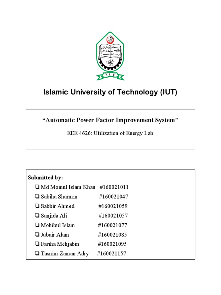 Automatic Power Factor Correction System Using Capacitor Banks and ...