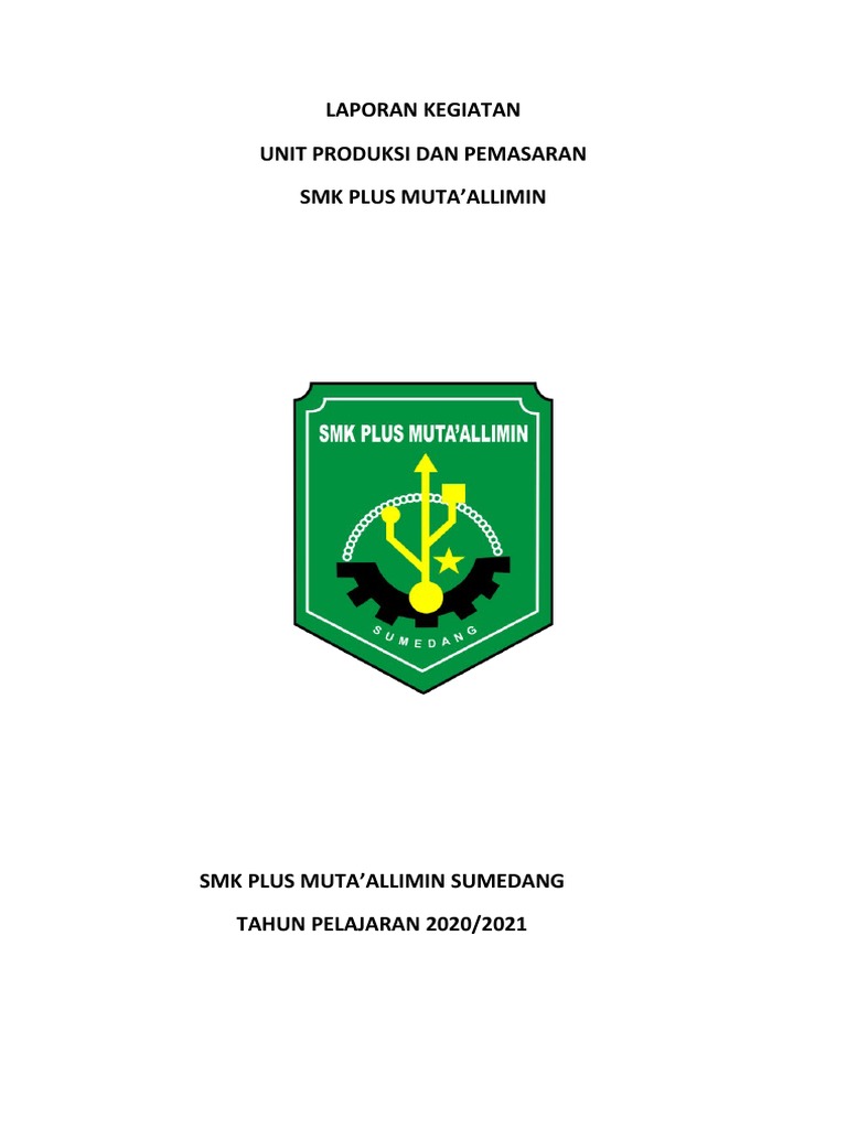 Contoh Laporan Unit Produksi | PDF