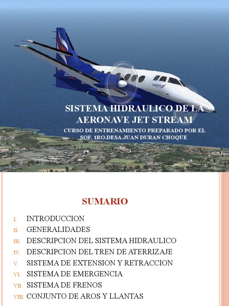 Sistema Hidraulico de La Aeronave Jet Stream Duran | PDF | Tren de ...