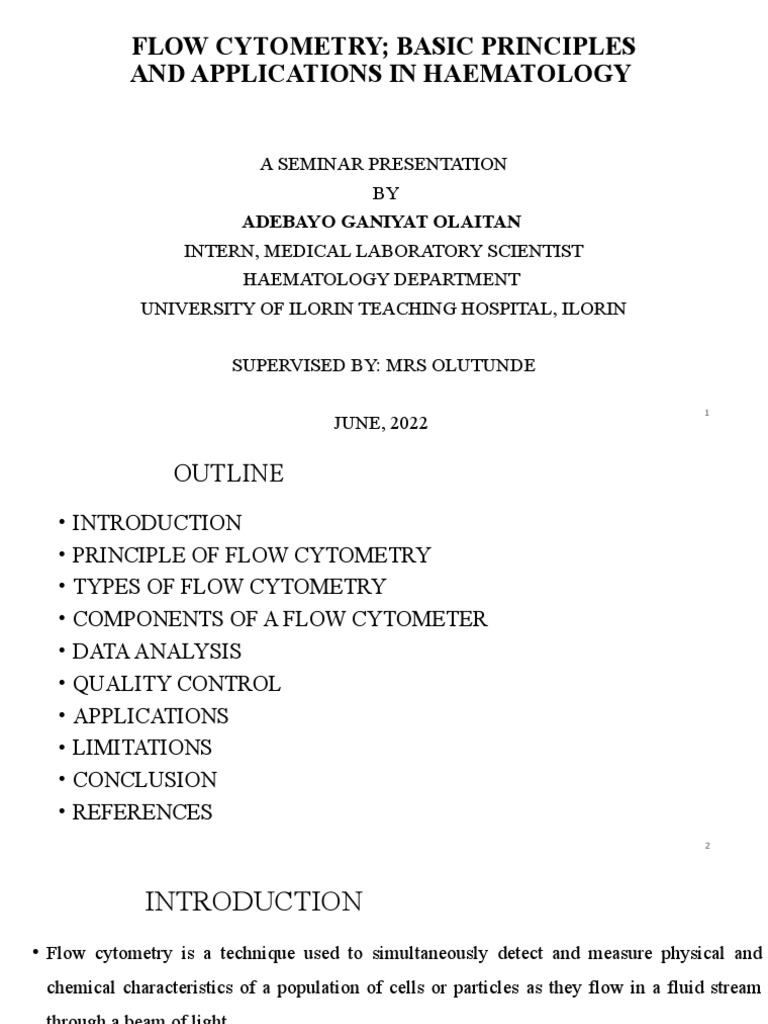 Flow Cytometry II | PDF | Flow Cytometry | Chemistry