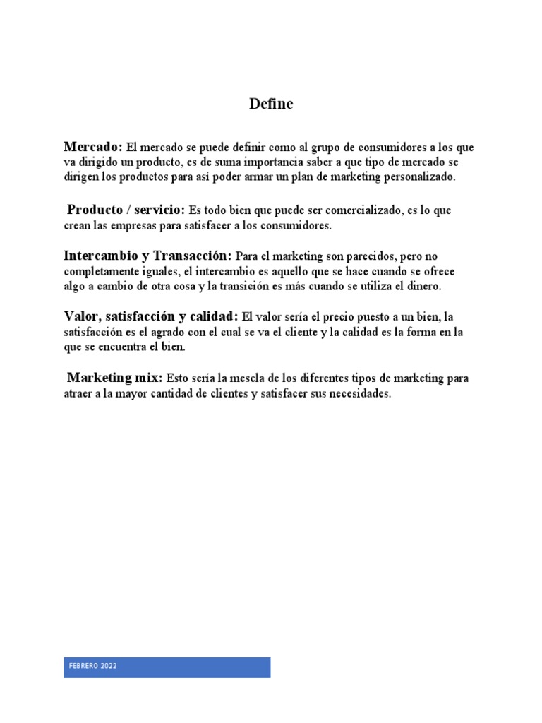 Conceptos Basicos Del Marketing | PDF