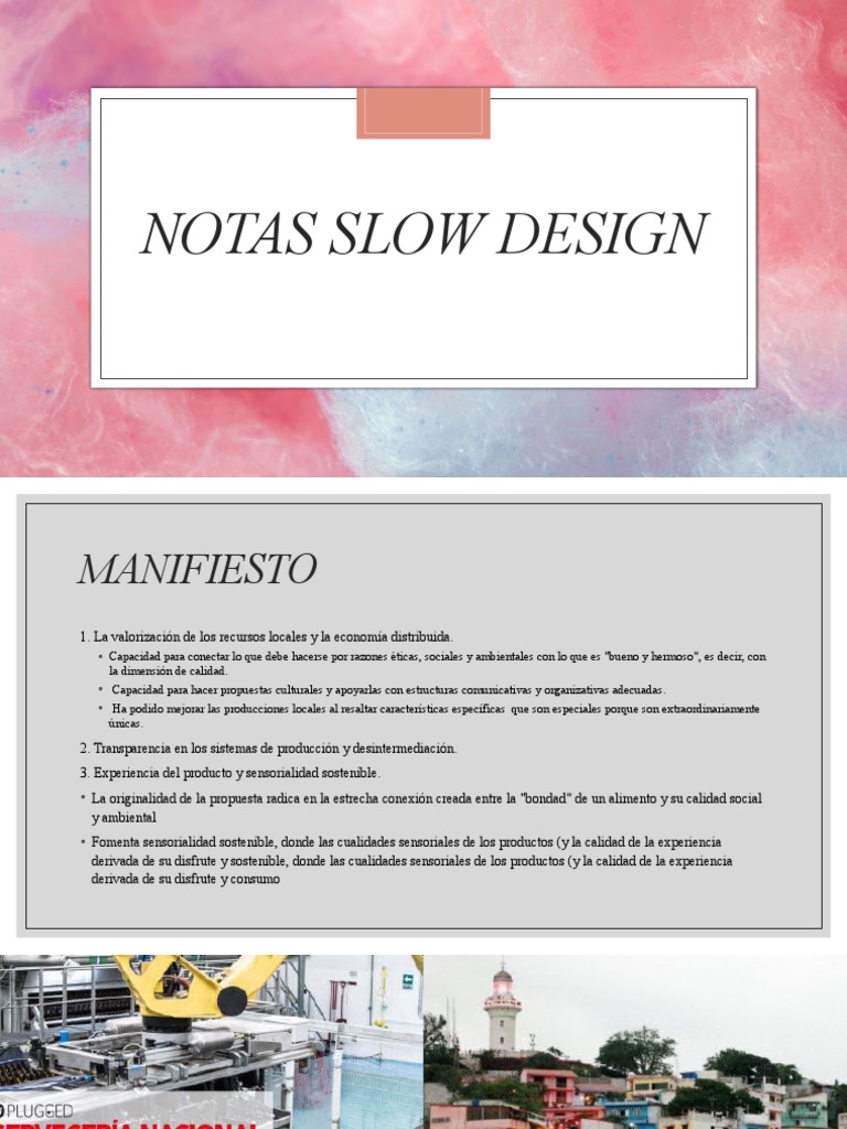 Slow Design: Sostenibilidad y Comunidad | PDF | Sustentabilidad | Diseño