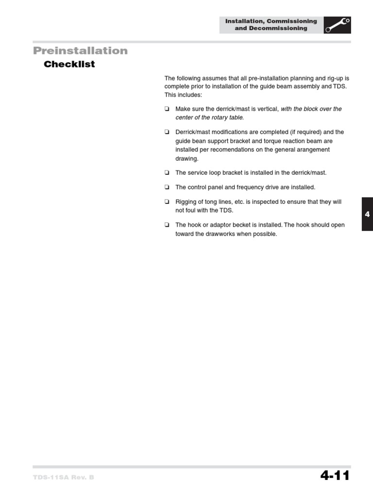 SM00856 TDS-11SA Rev B-49-65 | PDF | Crane (Machine) | Drill