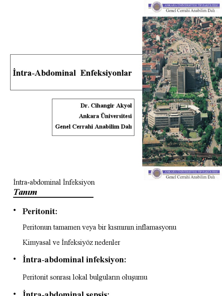 19 Peritonit, Intraabdominal Enf.+ | PDF