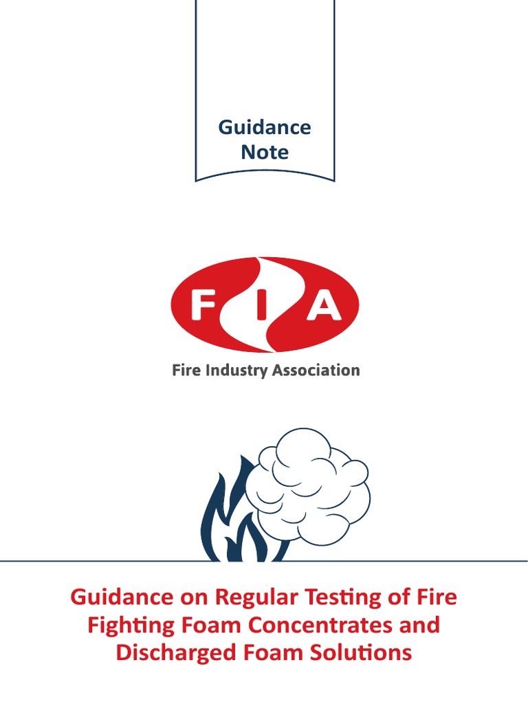 Fire Foam Testing Guidelines | PDF | Foam | Ph