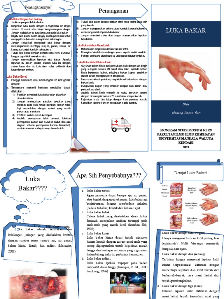 Leaflet Luka Bakar Kel 2 | PDF