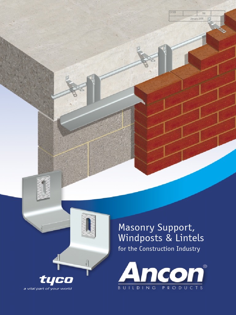 Windpost & Lintels | Download Free PDF | Masonry | Stainless Steel
