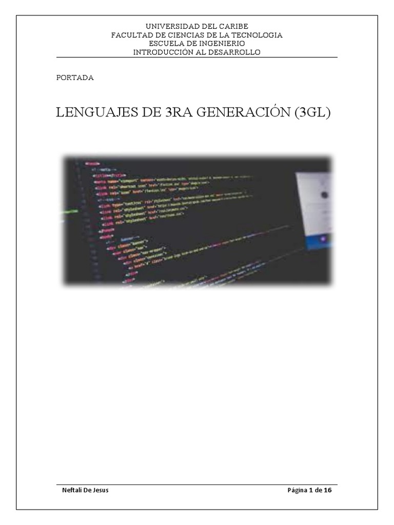 Lenguaje de Tercera Generacion | PDF | Java (lenguaje de programación ...
