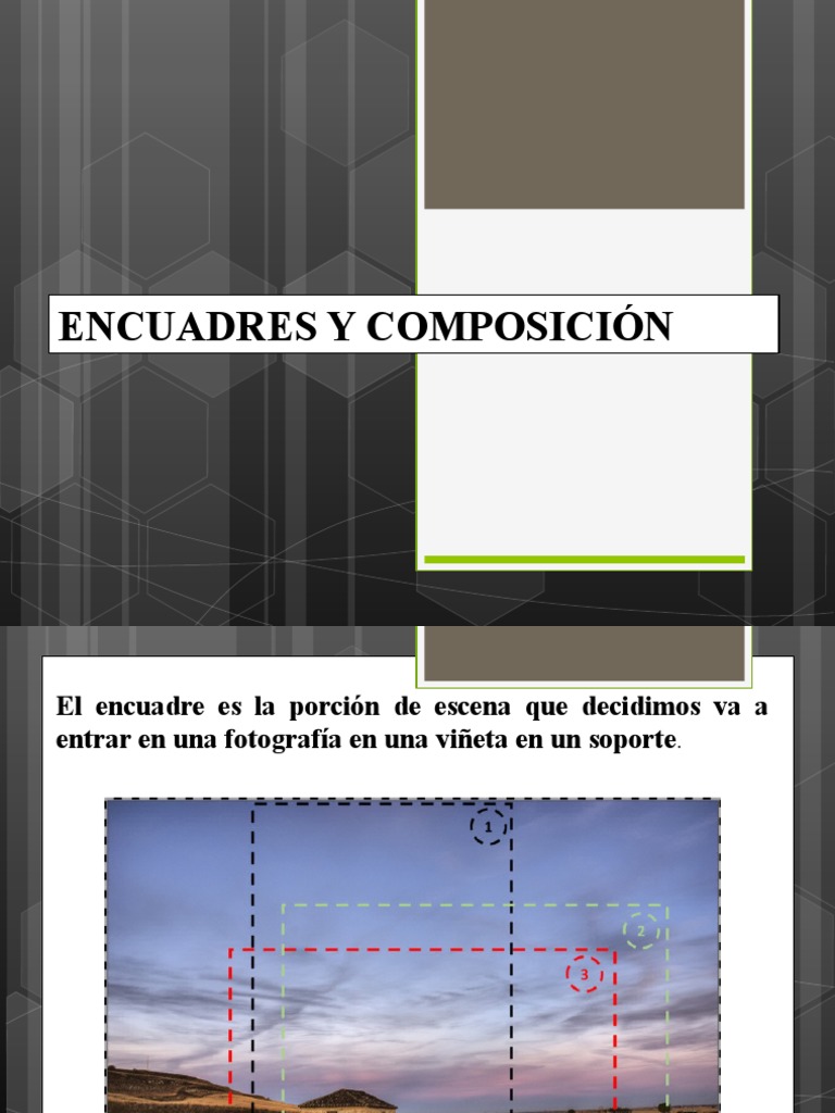 Tipos de encuadres, composición y planos fotográficos | PDF ...