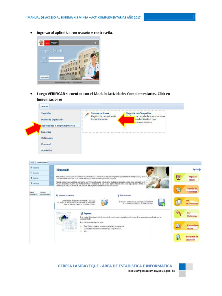 His Minsa Act Complementarias Friaje | PDF | Pediatría | Cuidado de la ...