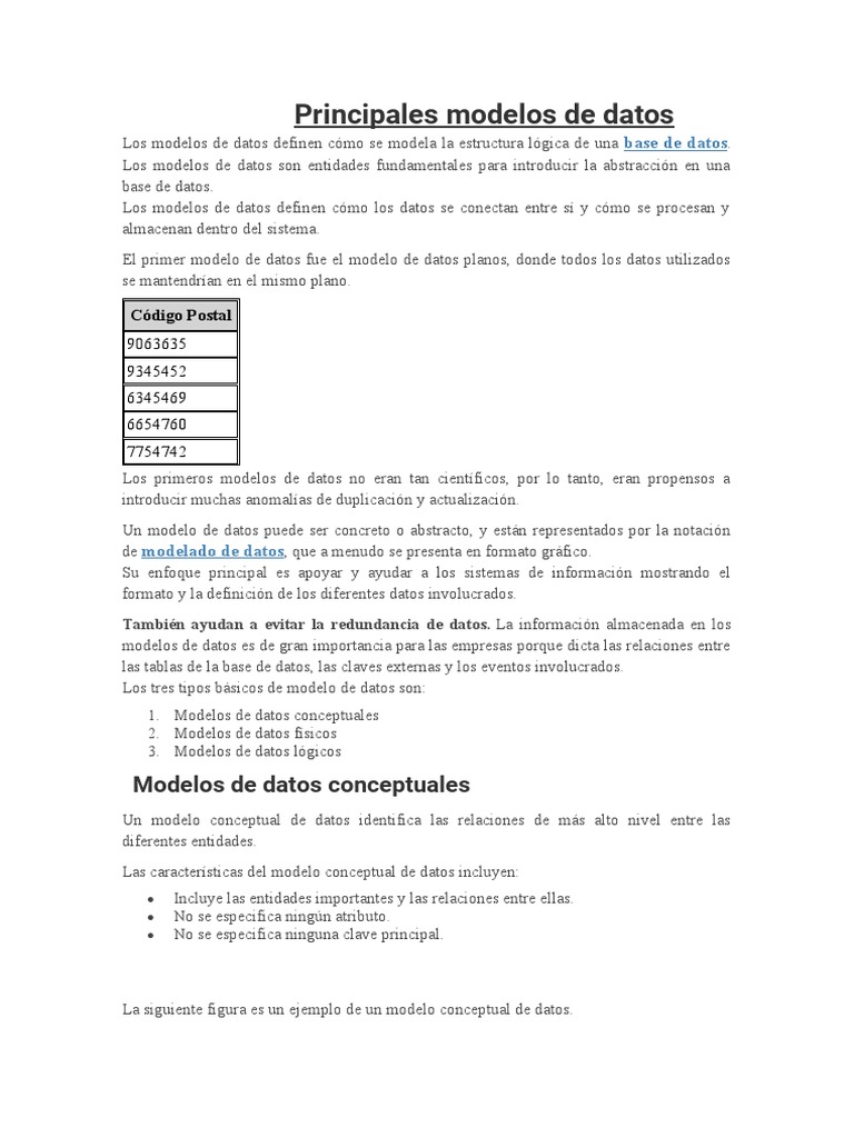 Difrencias Entre Modelo Logico, Fisico y Conceptual | PDF | Bases de ... Difrencias Entre Modelo Logico, Fisico y Conceptual | PDF | Bases de ...