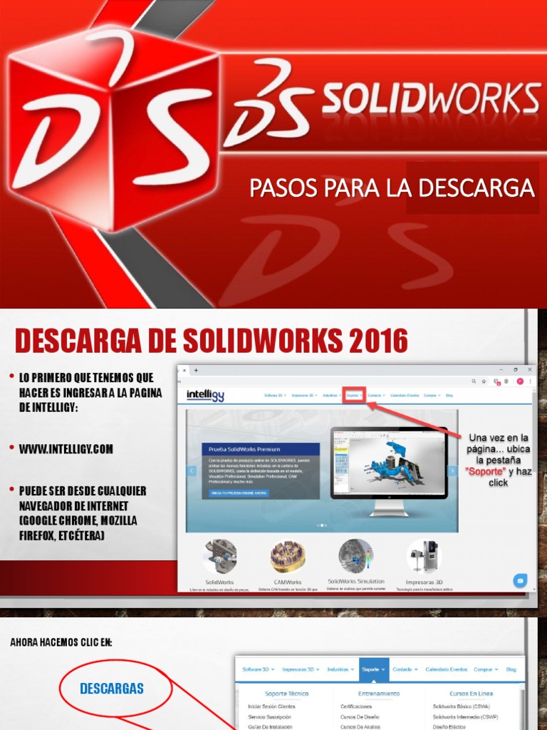 Manual de Descarga e Instalación de SolidWorks 2016 | PDF