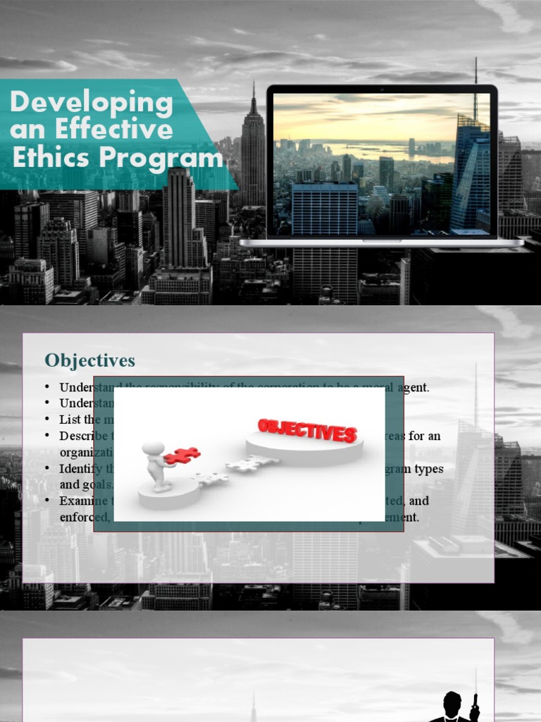 Ethics Program An Effective Developing | PDF | Employment | Regulatory ...