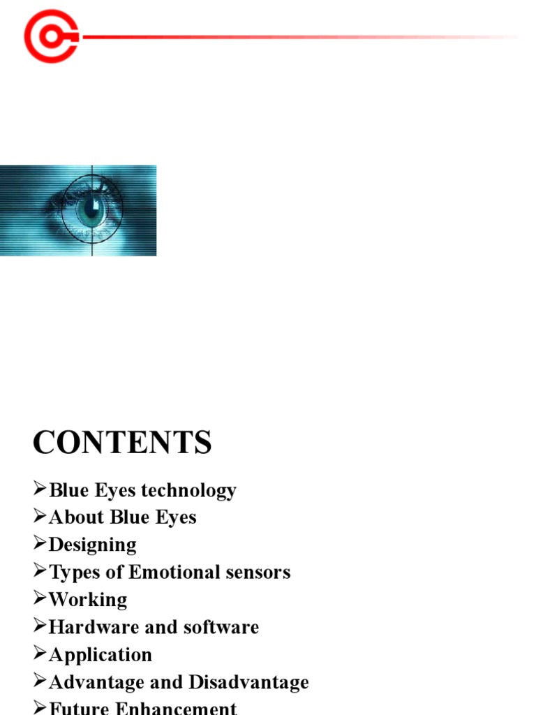 Blue Eyes Technology | PDF | Graphical User Interfaces | Computer Hardware