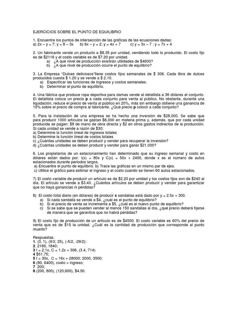 Ge 11b Eje | PDF | Costo | Economias