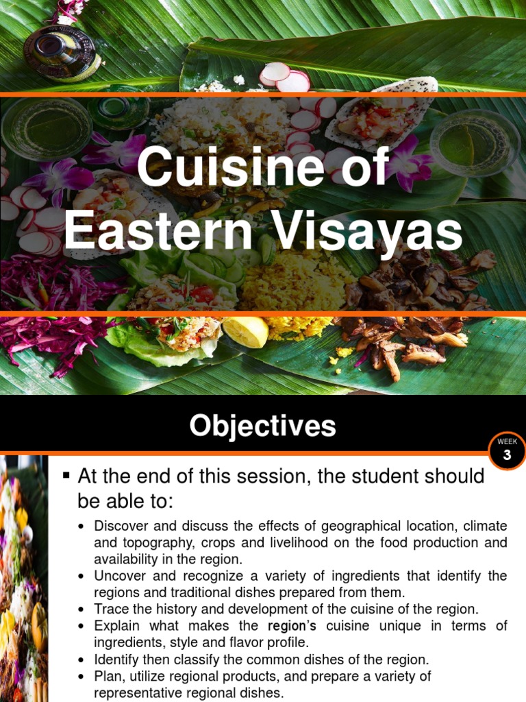 Week 14 - Cuisine of Eastern Visayas (Region VIII) | PDF | Cuisine ...