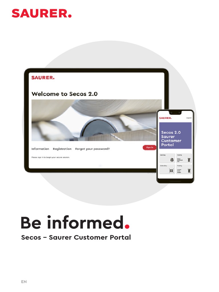 Be Informed: Secos - Saurer Customer Portal | PDF | Program ...
