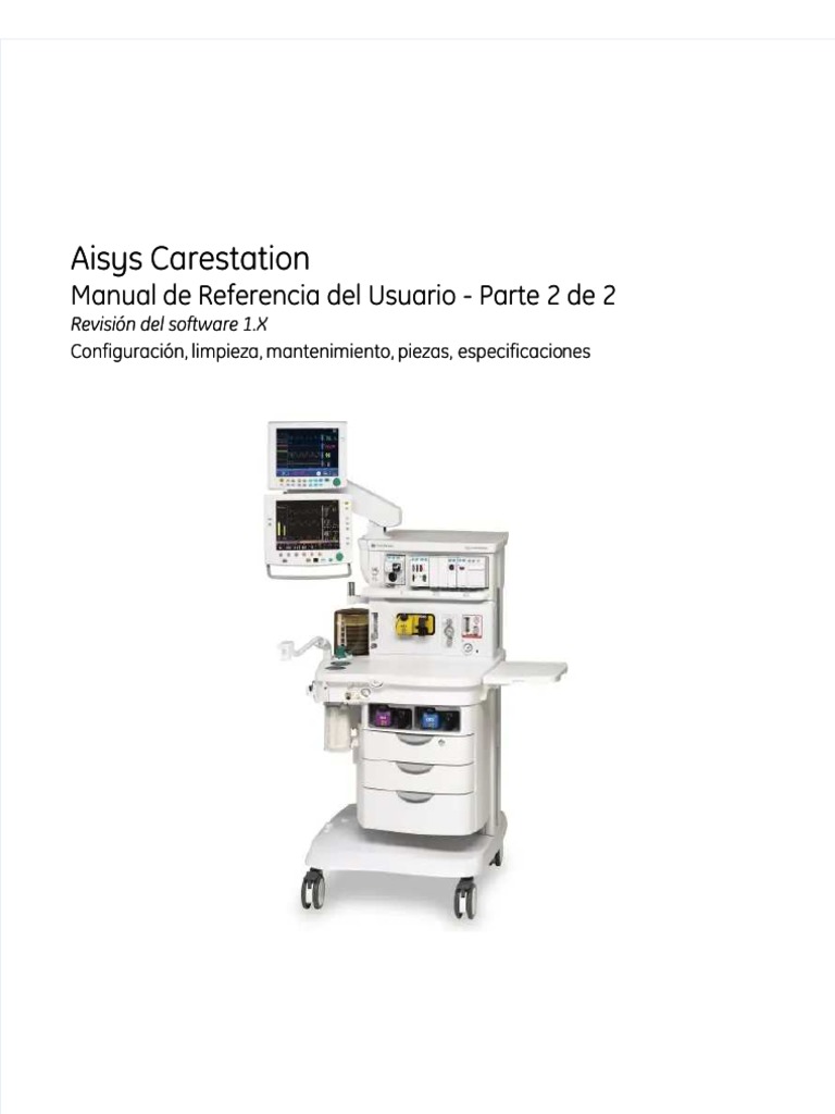 PDF Datex Ohmeda Aespire 7900 Manual de Usuario DL | PDF | Usuario ...