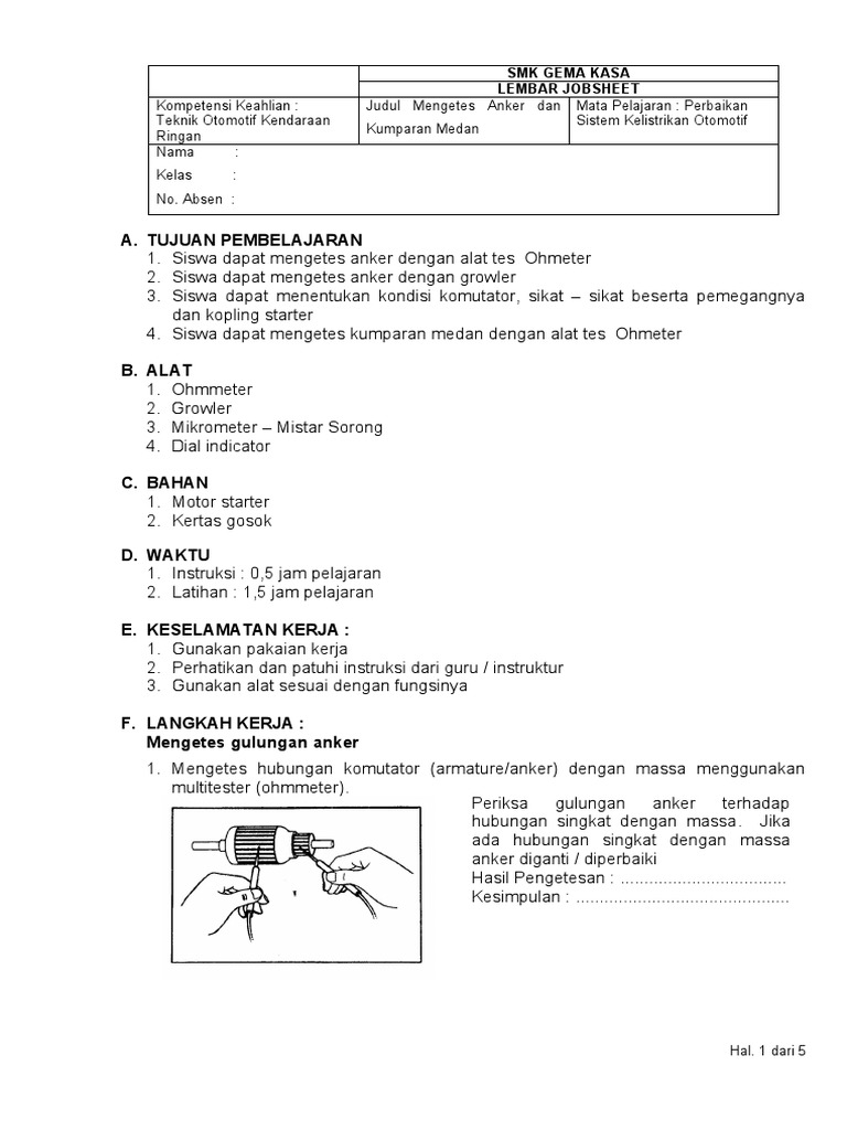 Panduan Tes Anker dan Kumparan Medan | PDF | Sains & Matematika ...