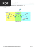 2.6.6 Packet Tracer - Verify Single Area Ospfv2 | PDF | Router (Computing) | Computer Network