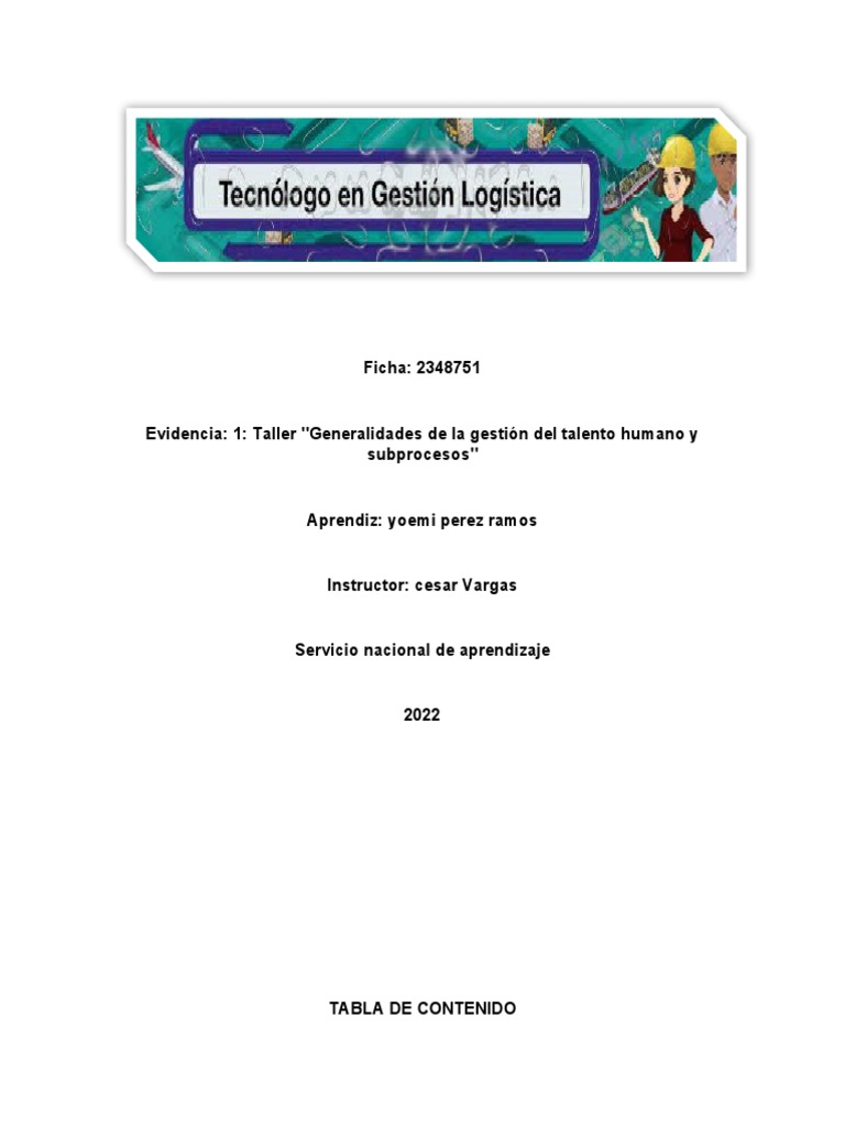 Gestión del talento humano: Generalidades y procesos fundamentales | PDF | Reclutamiento ...