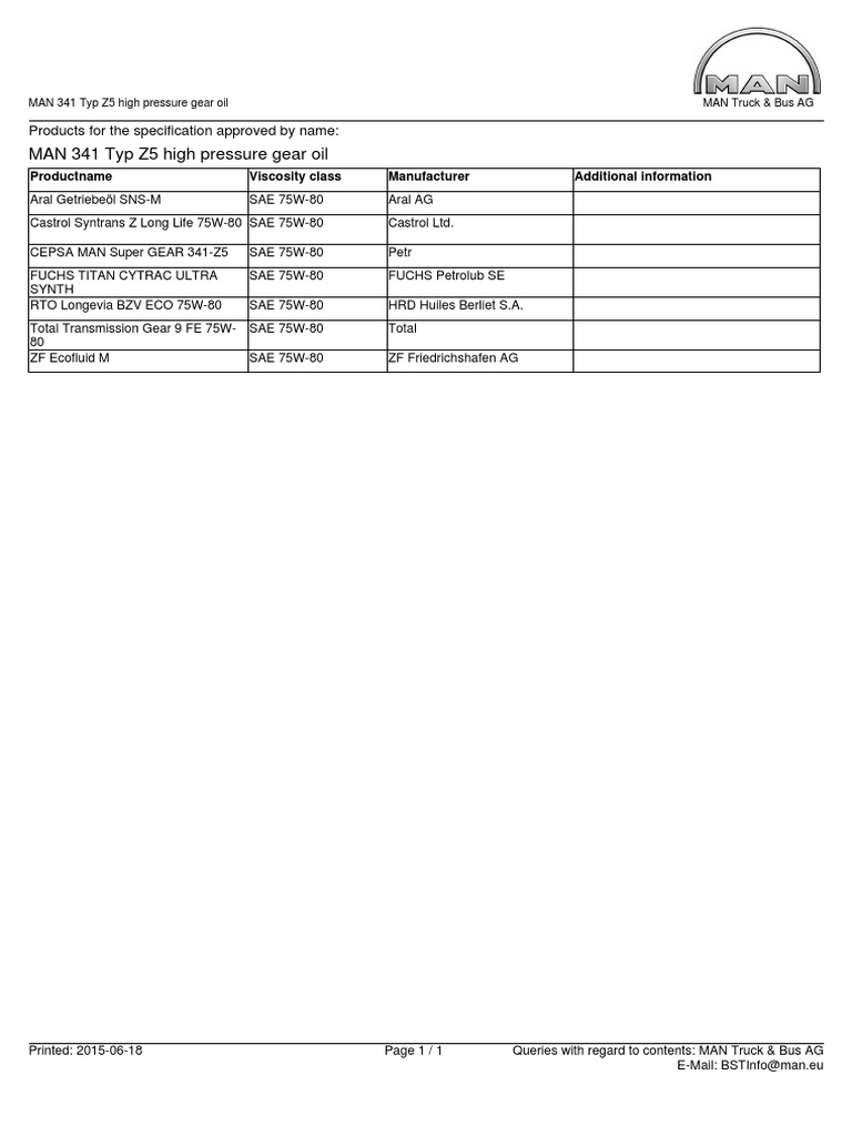 MAN 341 Typ Z5 - en | PDF