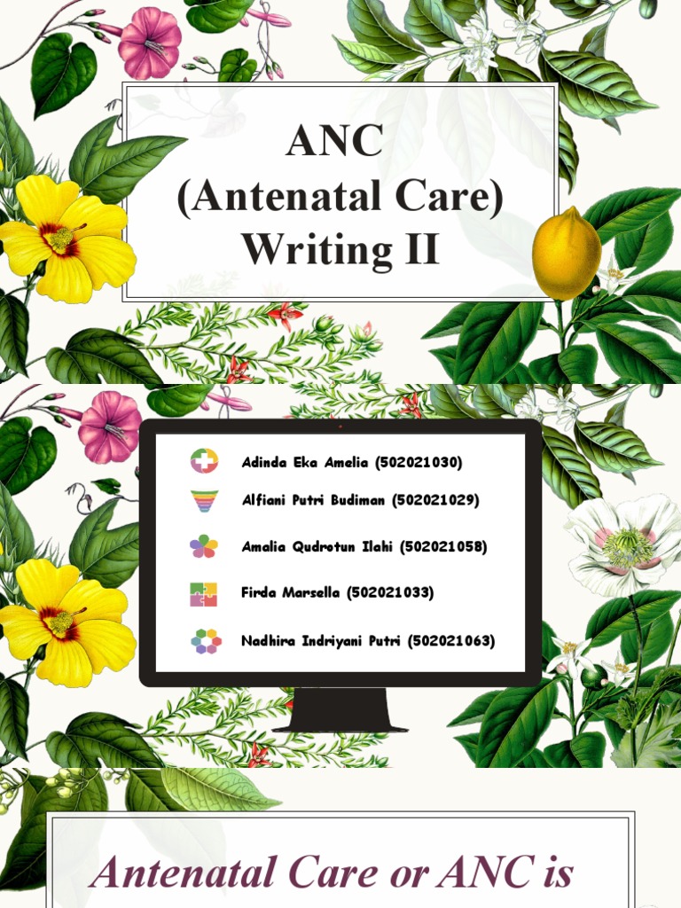 KELOMPOK 8 - Writing II ANC | PDF