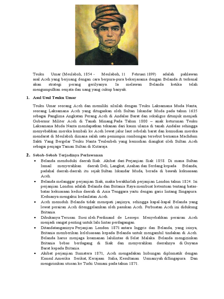 Kliping Teuku Umar | PDF