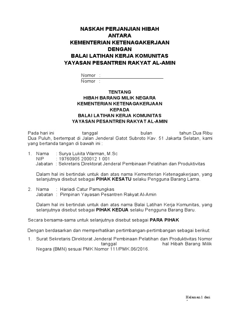 NPH - BAST Yayasan Pesantren Rakyat Al-Amin | PDF