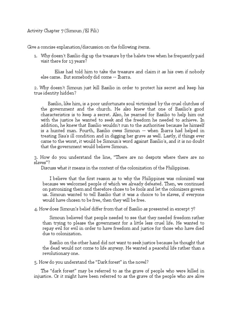 Activity Chapter 7 | PDF