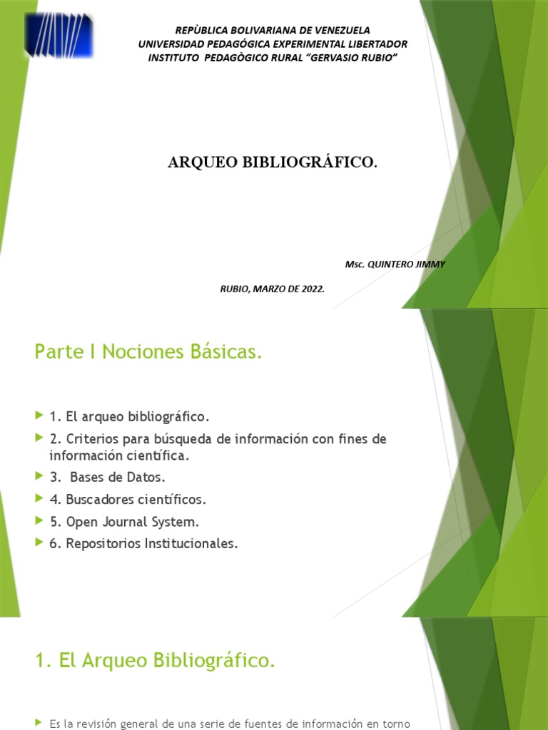 Arqueo Bibliografico Def. | PDF | Bases de datos | Internet
