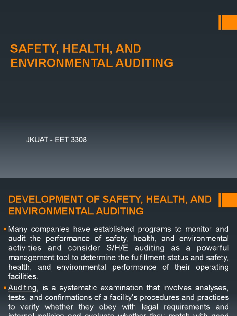EHS Auditing 1656416882 | PDF | Audit | Safety