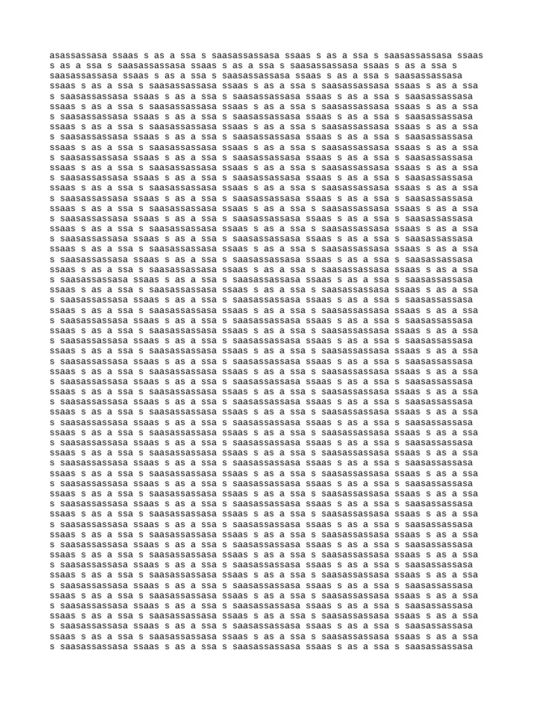 Asassassasa Ssaas S As A Ssa S Sa | PDF