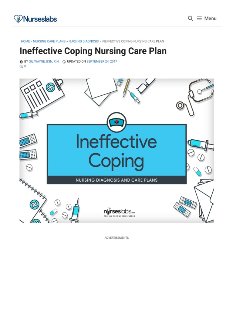 Ineffective Coping - Nursing Diagnosis & Care Plan - Nurseslabs | PDF ...