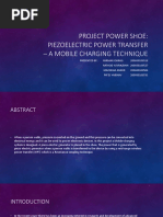 Footstep Power Generation Using Piezoelectric Sensors | PDF | Power ...