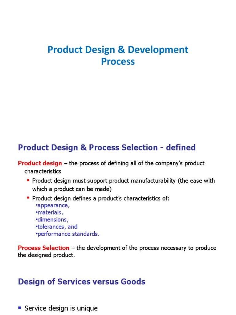 Product Design & Development | PDF | Design | Marketing