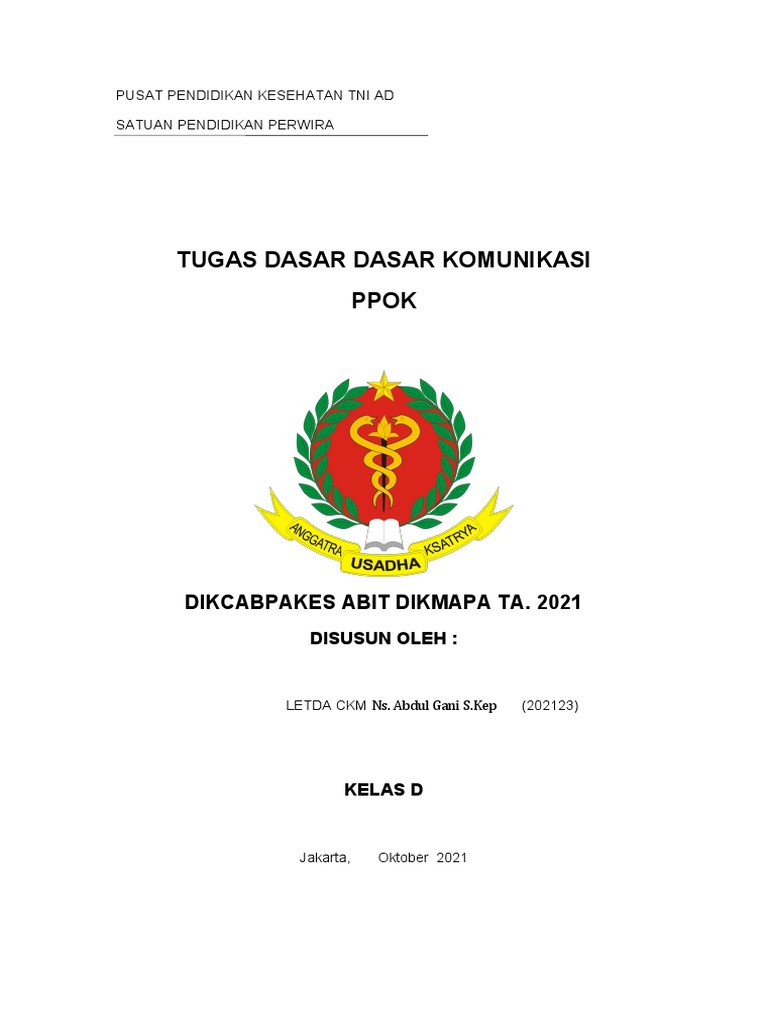 Letda CKM Abdul Gani - PPOK | PDF