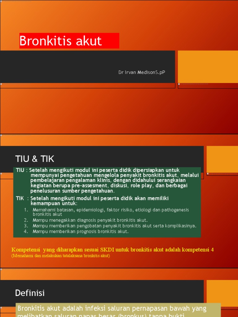 Bronkitis Akut | PDF