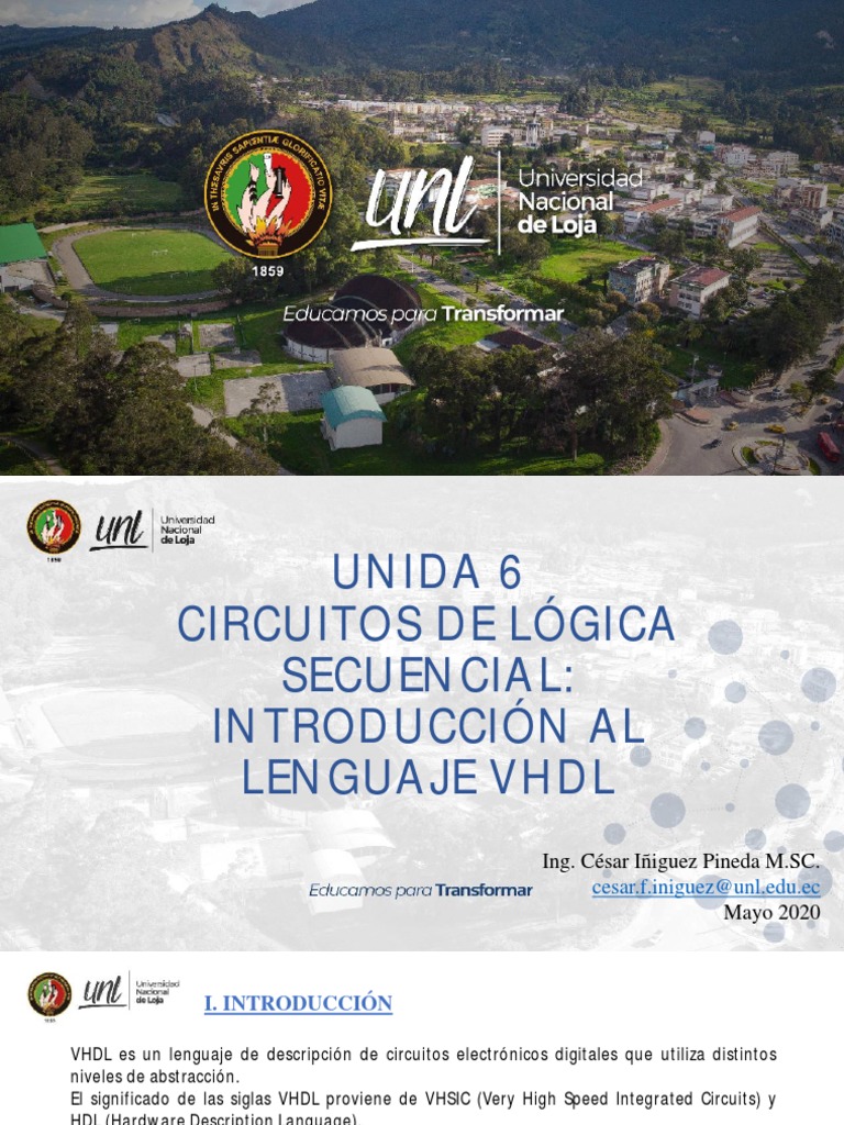 19 VHDL I | PDF | Vhdl | Lenguaje de programación